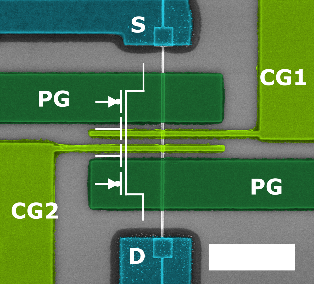 Reconfigurable FETs On A Top-Down SOI Platform | NaMLab gGmbH Reconfigurable FETs On A Top-Down SOI Platform | NaMLab gGmbH